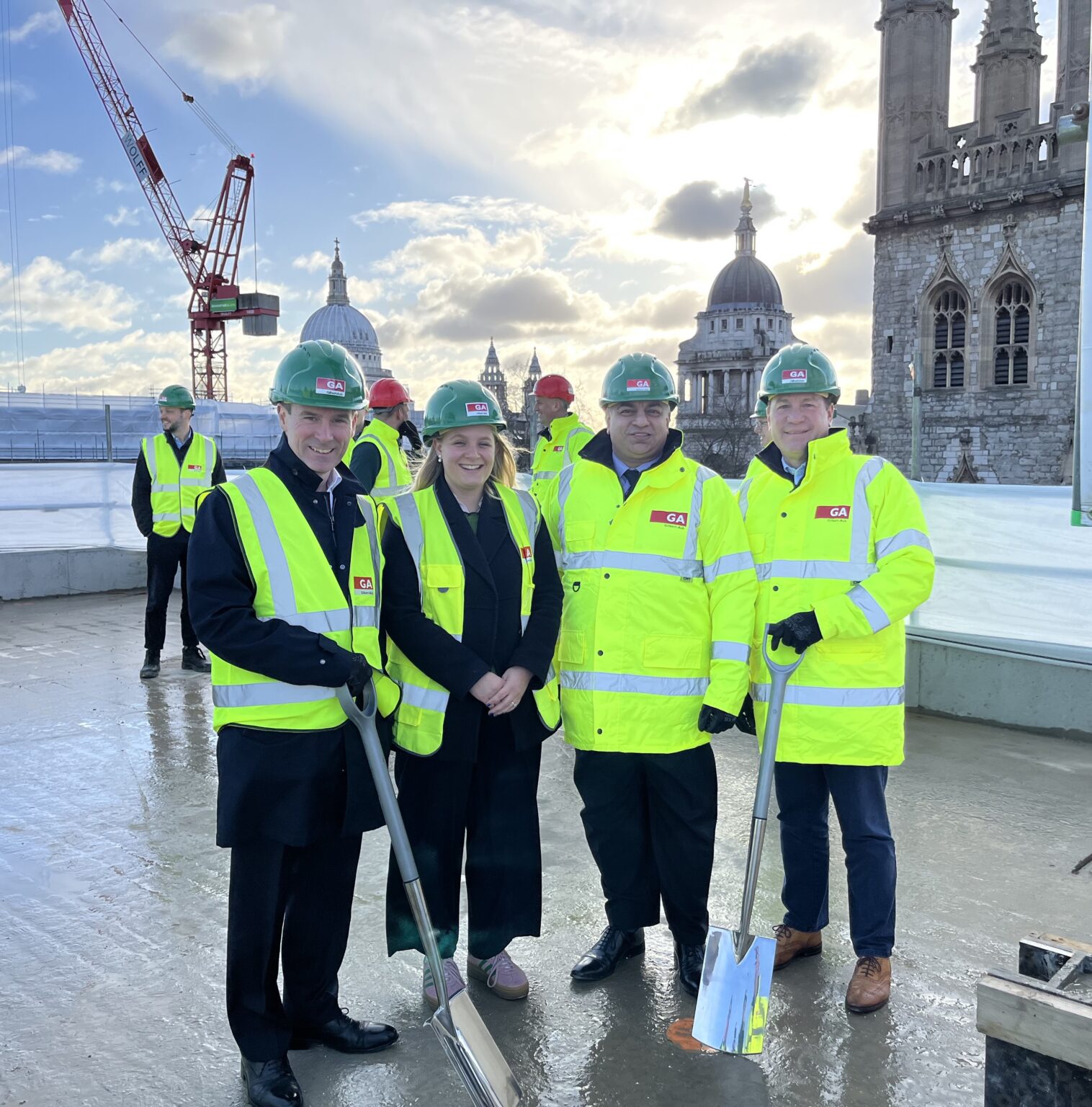 Whitbread Celebrates Topping Out of Premier Inn Snow Hill in the Heart ...